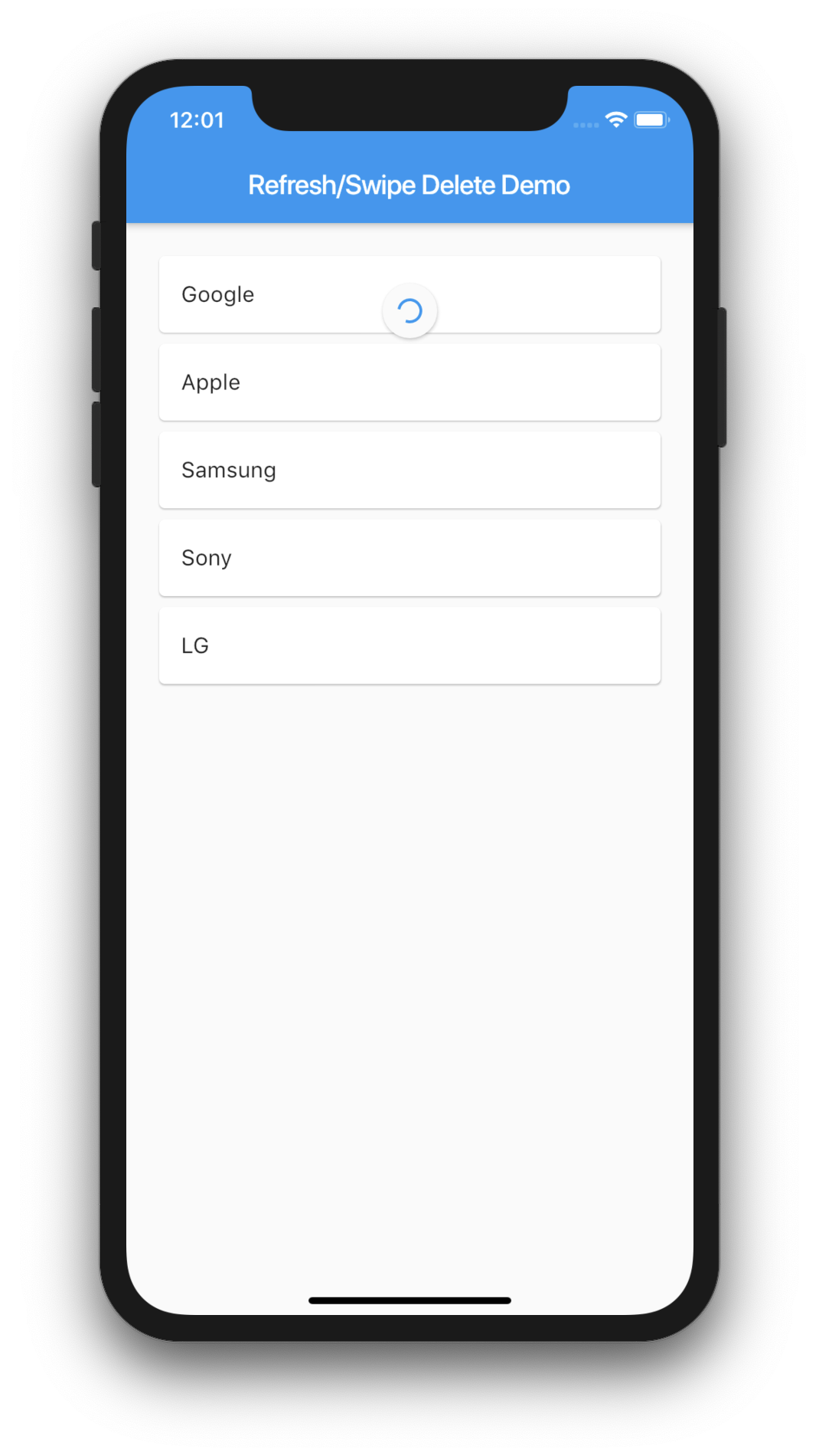 Flutter Tutorial – List Pull to Refresh and Swipe to Delete in Flutter ... Flutter Tutorial – List Pull to Refresh and Swipe to Delete in Flutter ...